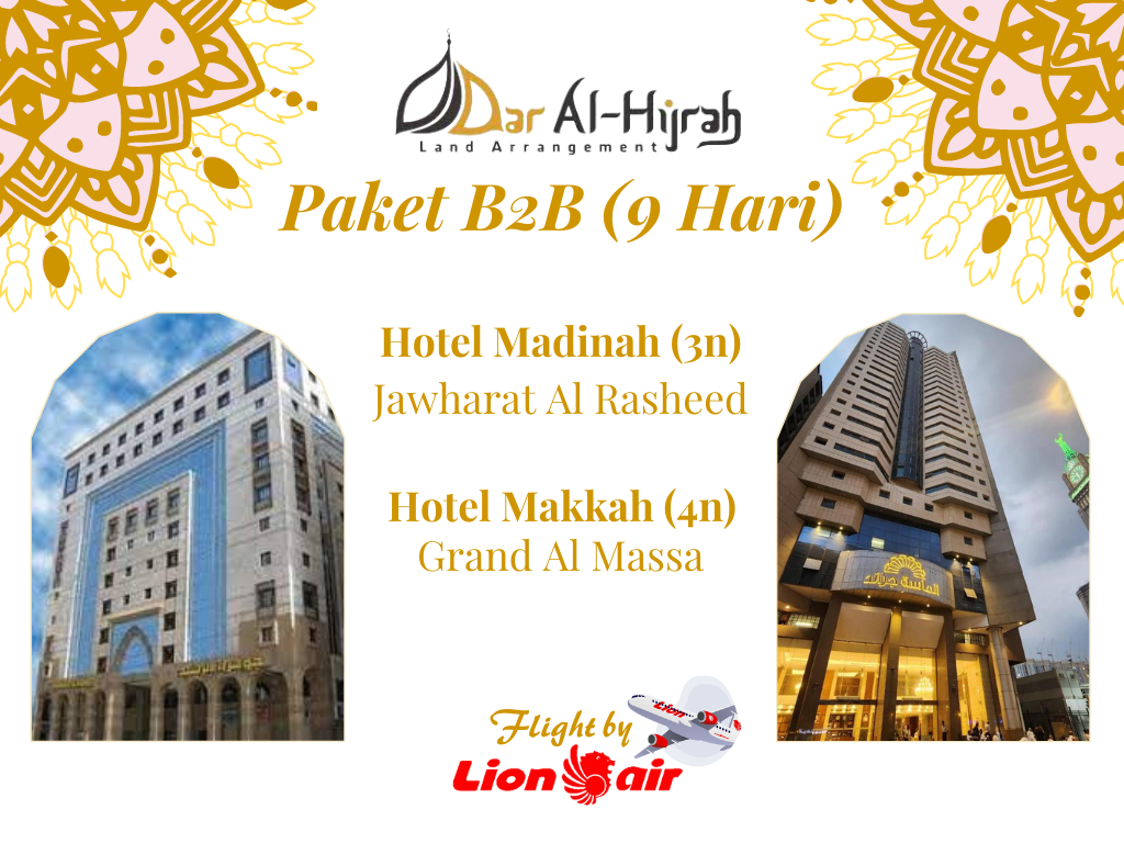 PAKET B2B (9 HARI )25 SEPTEMBER 2023/ 45 PAX